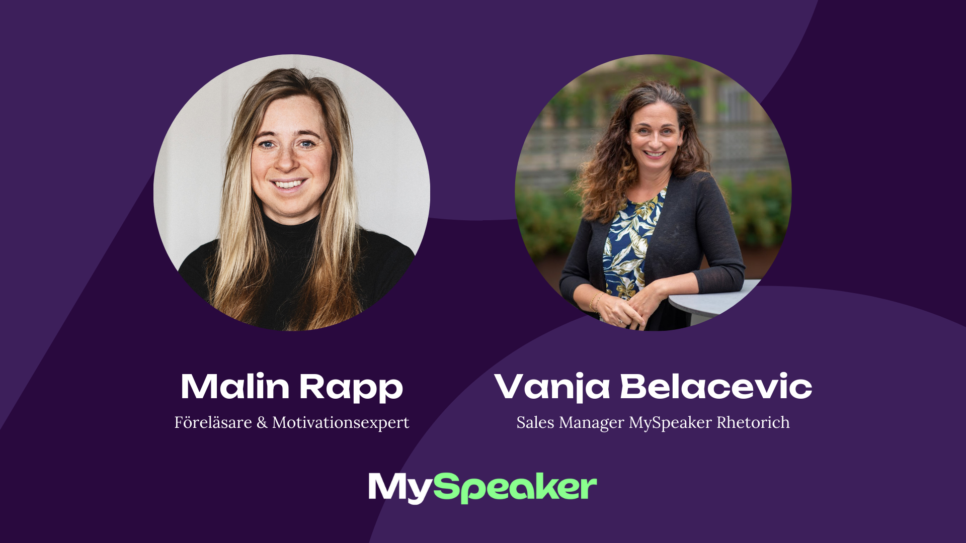 Frukostföreläsning med Malin Rapp - Livestream - MySpeaker Sweden